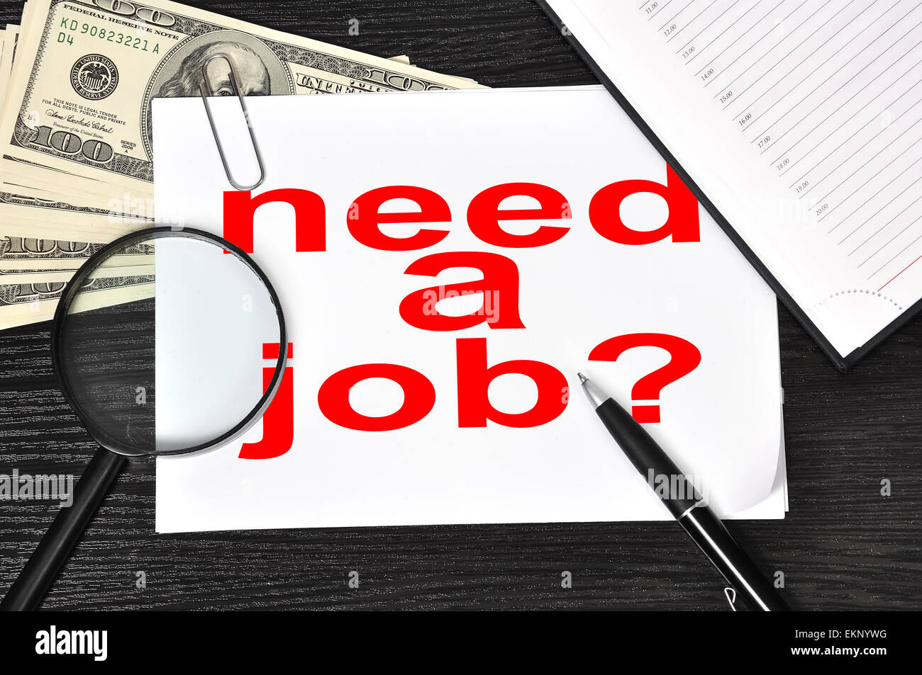 need a job Stock Photo - Alamy