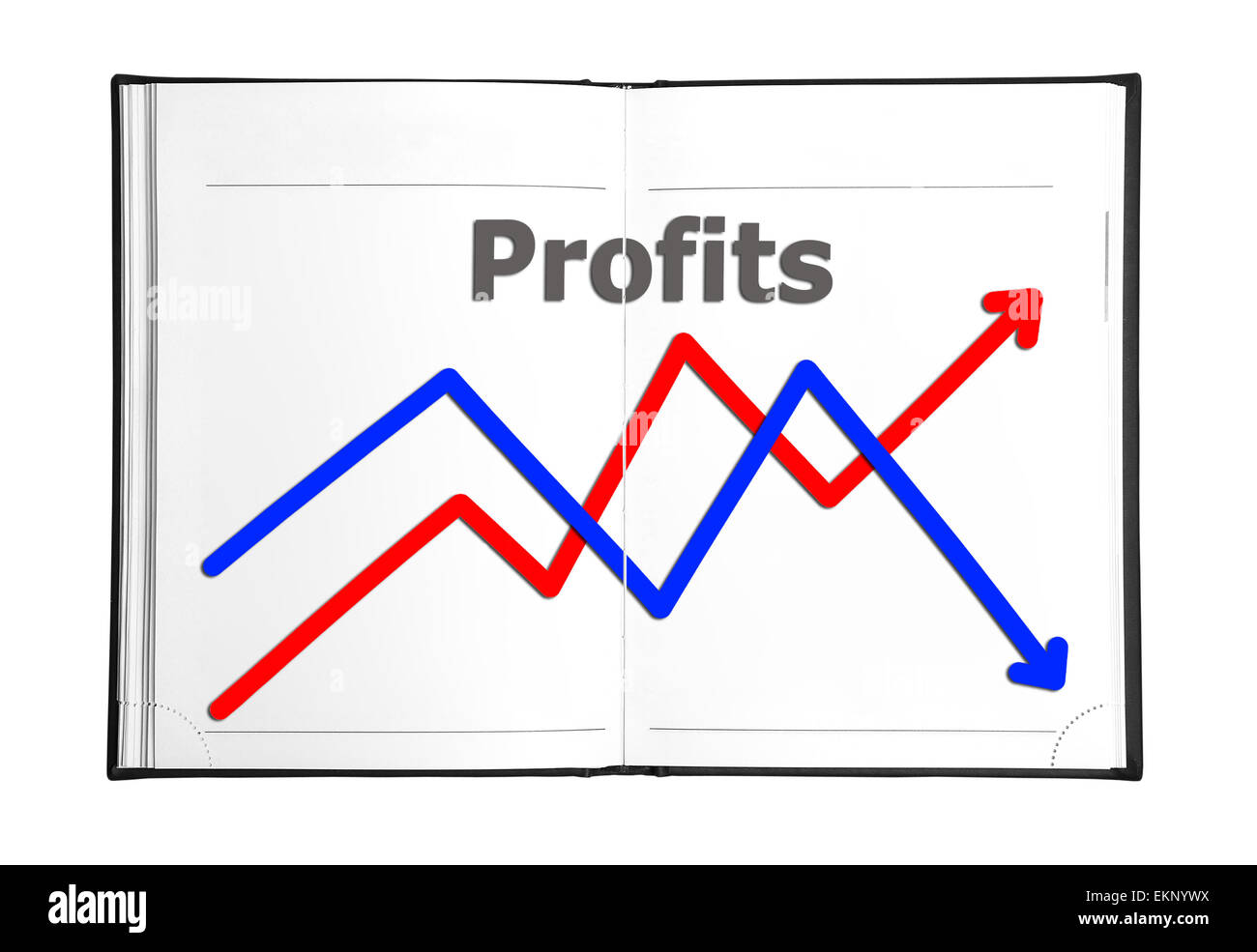 graph in book Stock Photo - Alamy