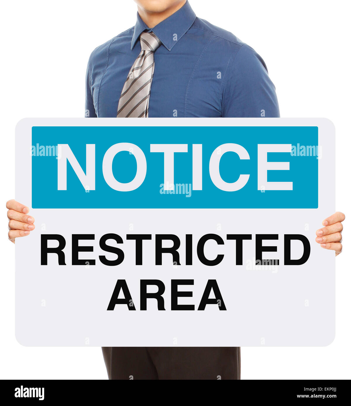 Caution restricted area sign hi-res stock photography and images - Alamy