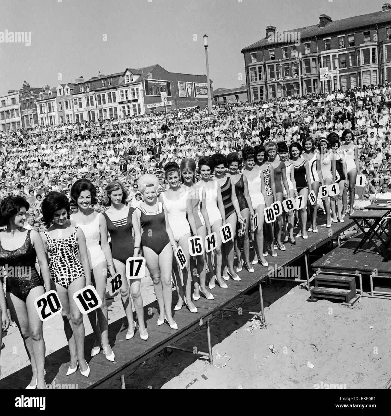1960s beauty contest Black and White Stock Photos & Images - Alamy