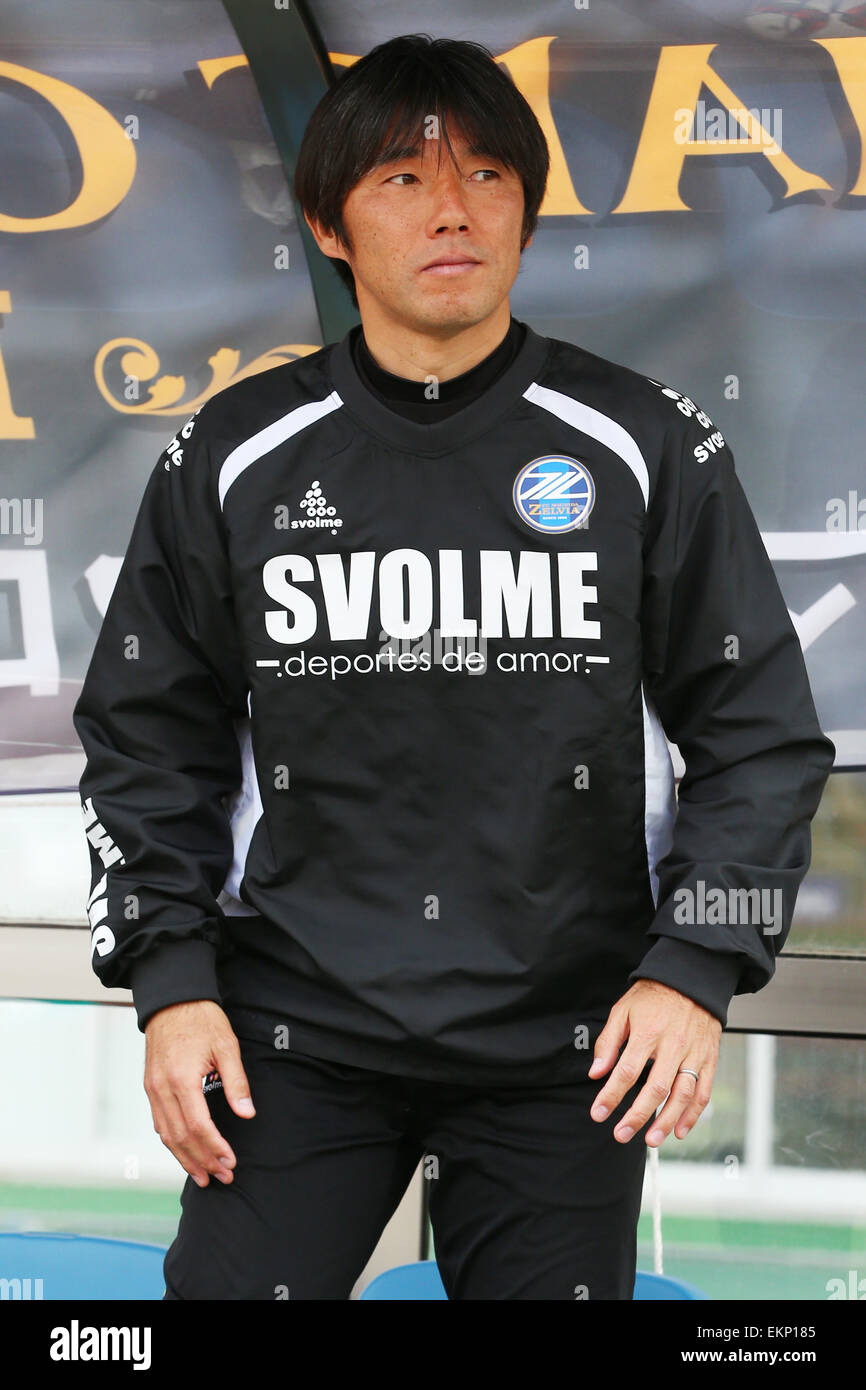 Machida Stadium, Tokyo, Japan. 12th Apr, 2015. Naoki Soma (Zelvia ...