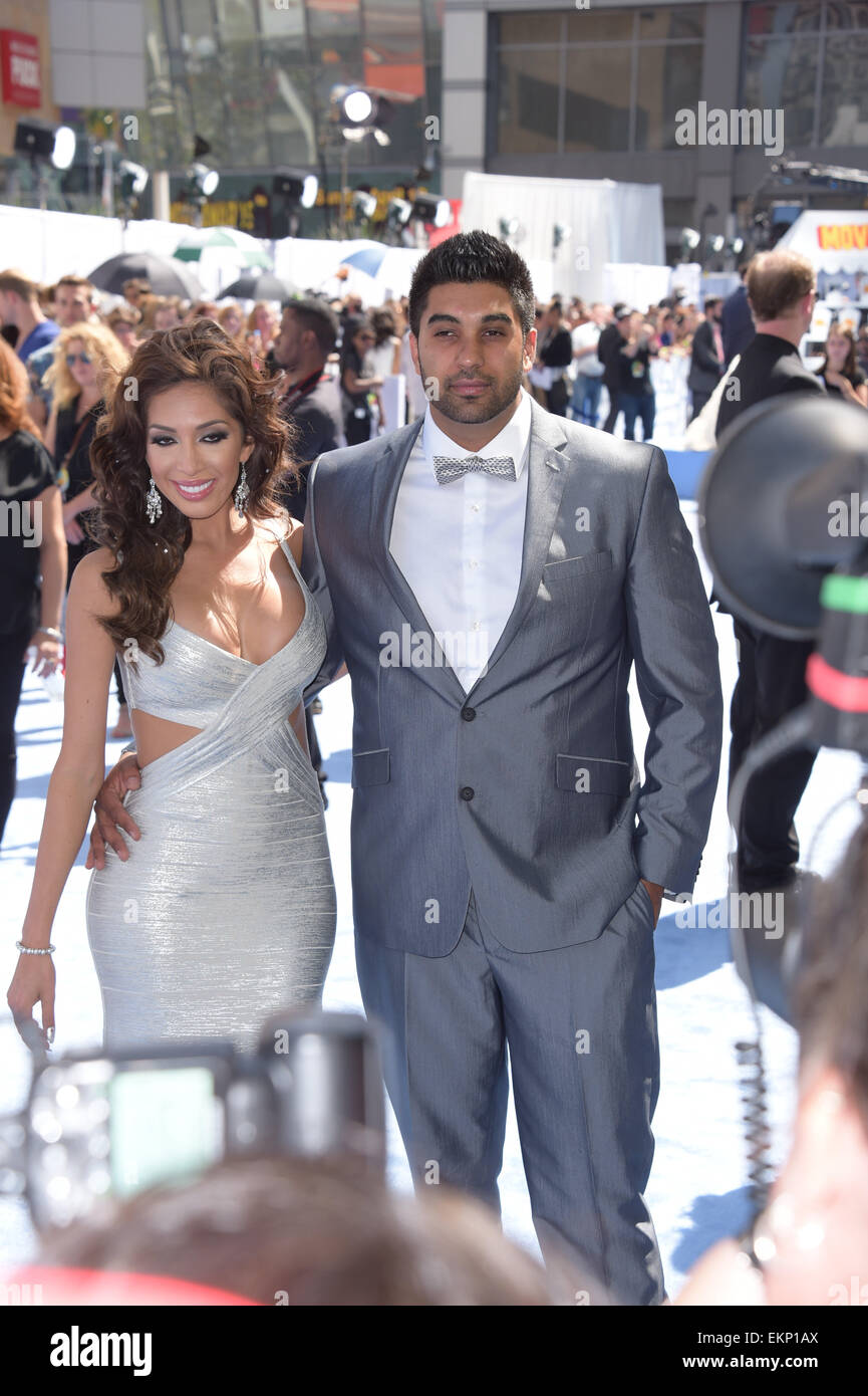 Los Angeles, California, USA. 12th Apr, 2015. TV personality Farrah ...