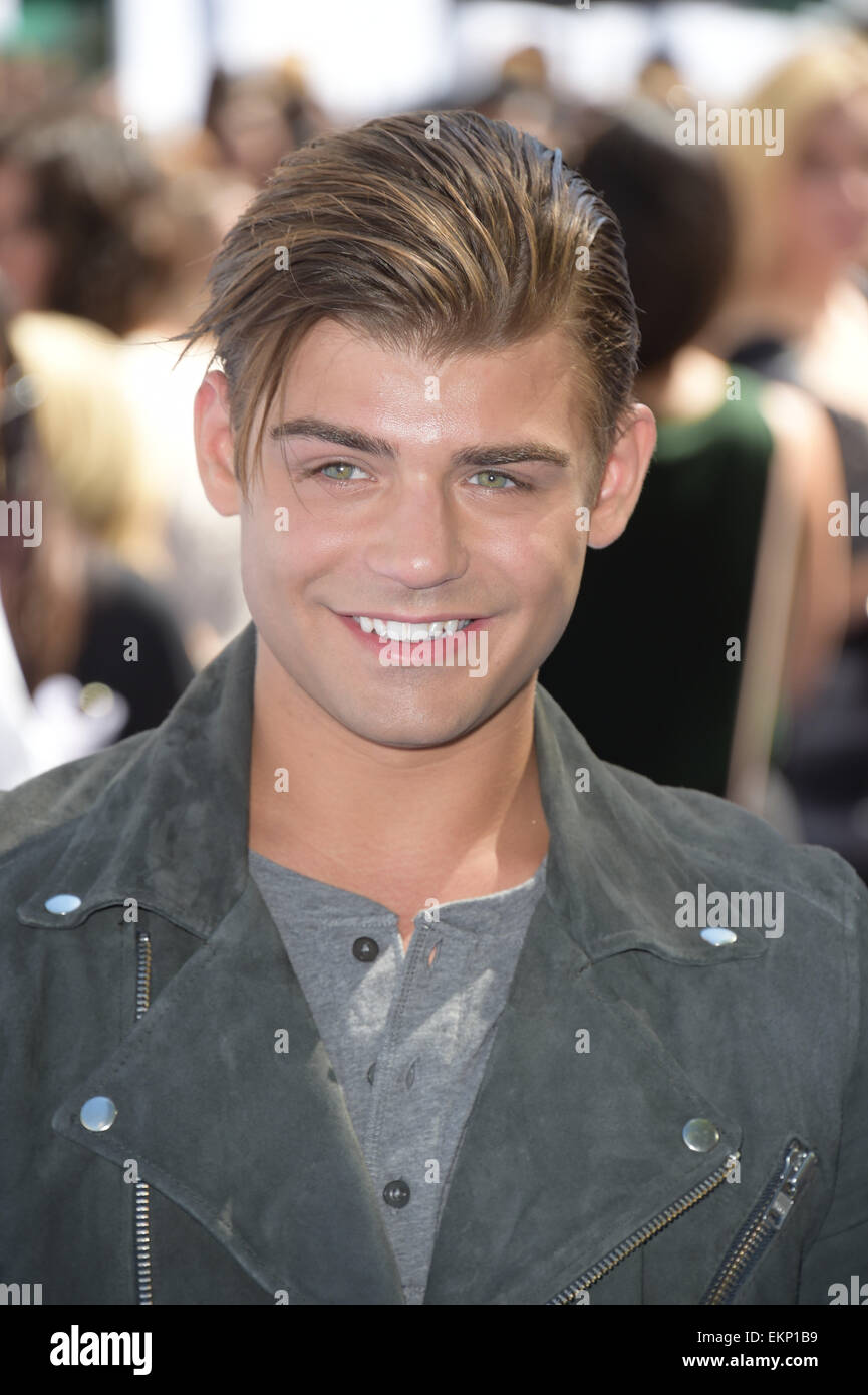 Los Angeles, California, USA. 12th Apr, 2015. Actor Brett Davern ...