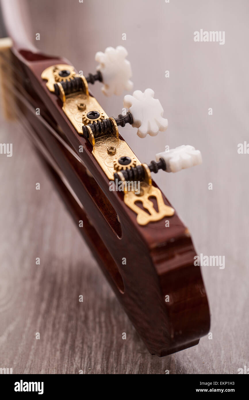 Closeup image of guitar fingerboard Stock Photo - Alamy