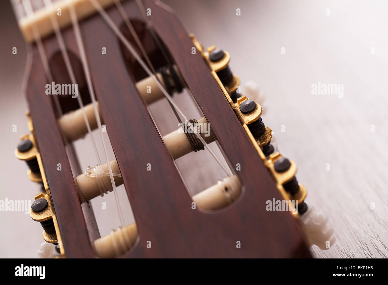 Closeup image of guitar fingerboard Stock Photo - Alamy