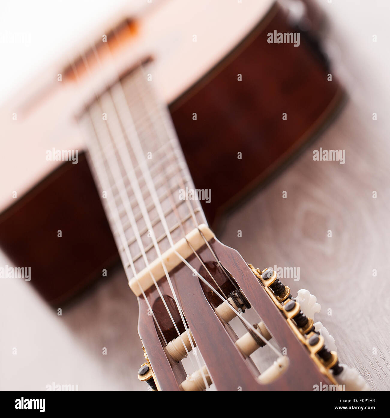 Closeup image of guitar fingerboard Stock Photo - Alamy