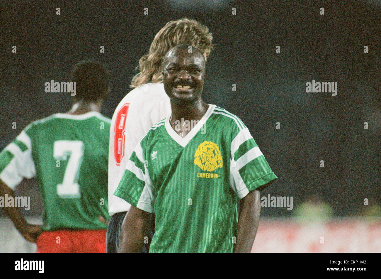 Roger milla cameroon 1990 hi-res stock photography and images - Alamy