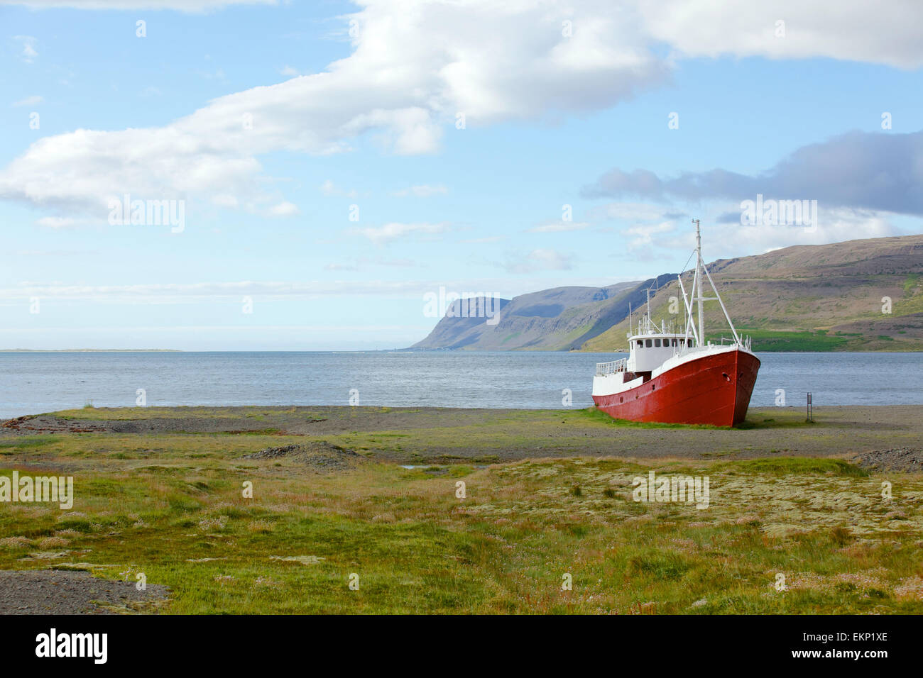 Old fishing vessel Stock Photo - Alamy