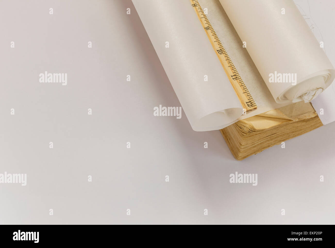 Old school ruler hi-res stock photography and images - Alamy