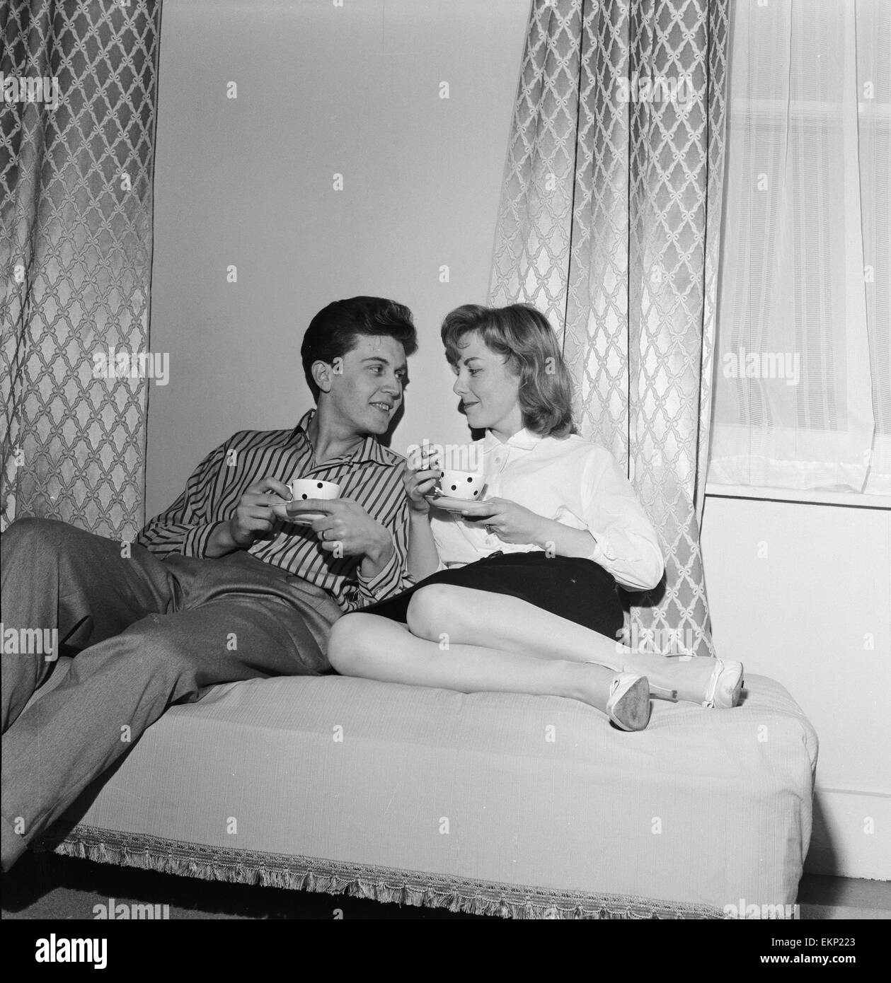 British pop singer Terry Dene re-united with his wife Edna Savage at ...