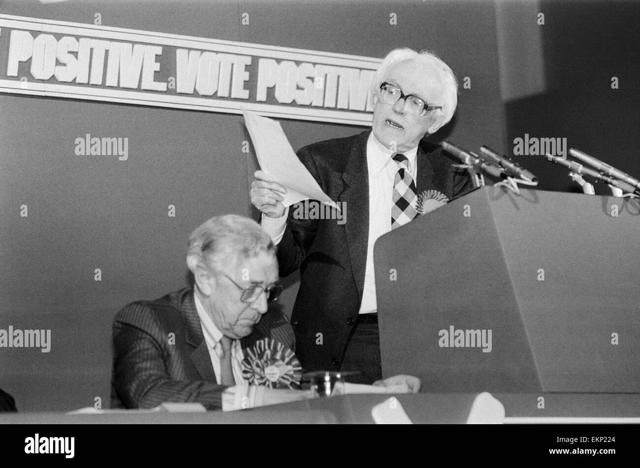 General election 1983 michael foot hi-res stock photography and images ...