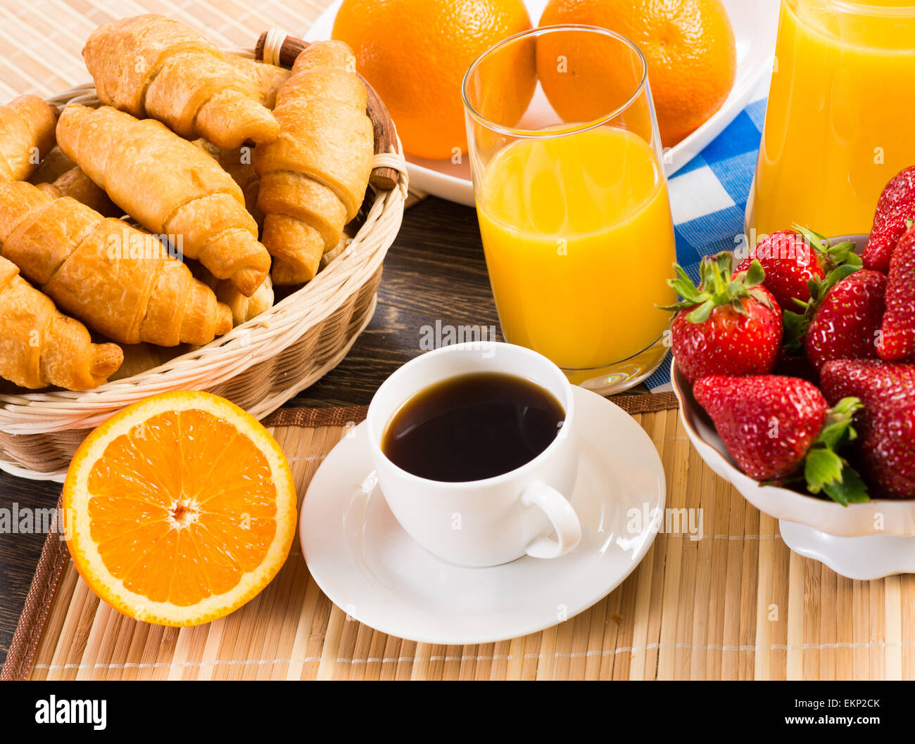 French continental breakfast hi-res stock photography and images - Alamy