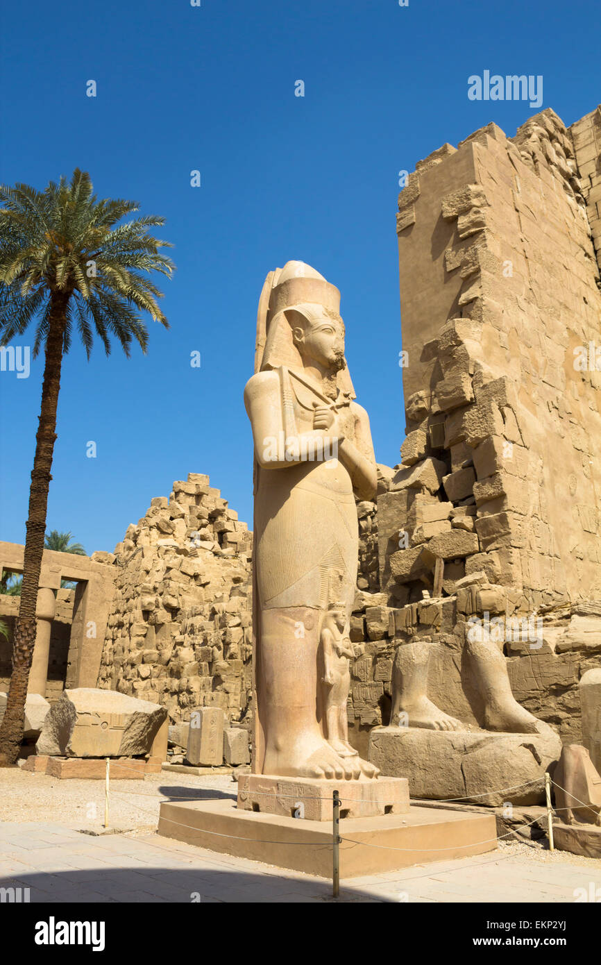 Luxor, Karnak temple in the egypt Stock Photo - Alamy