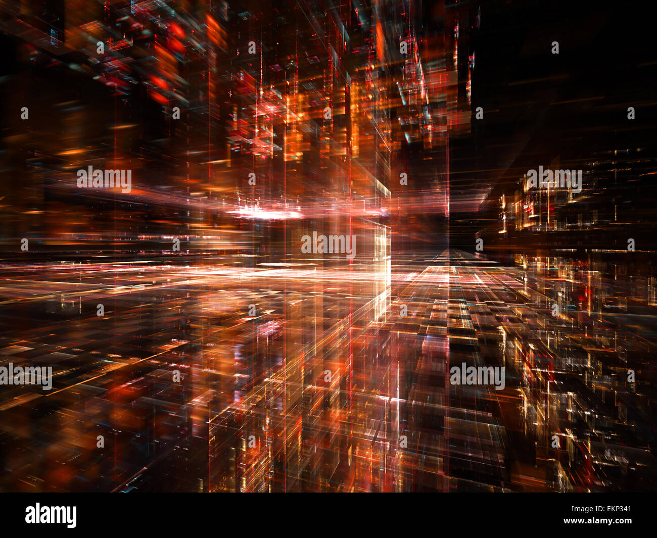 Lights of Technology Stock Photo - Alamy