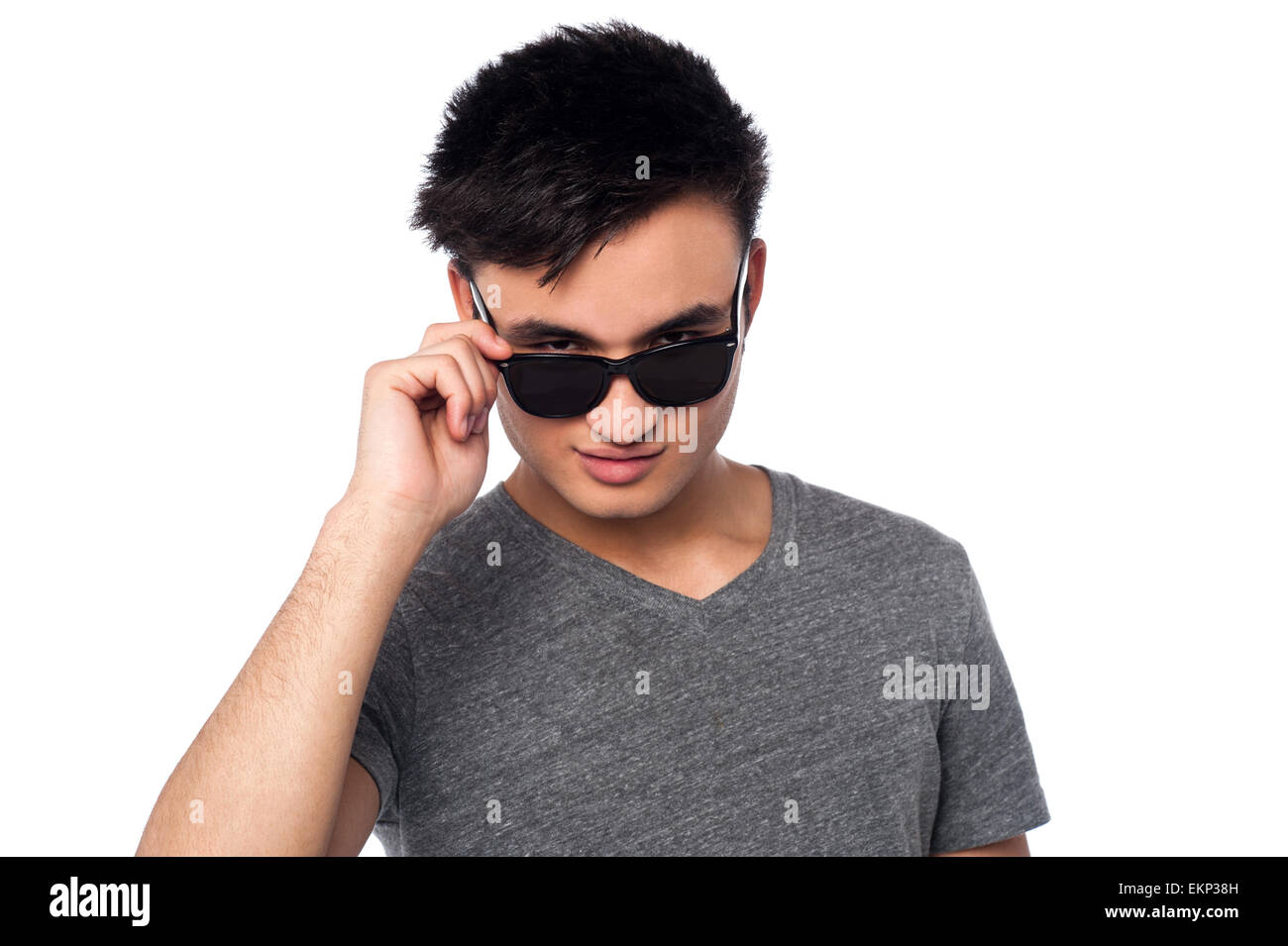 Fashion guy staring at you Stock Photo - Alamy