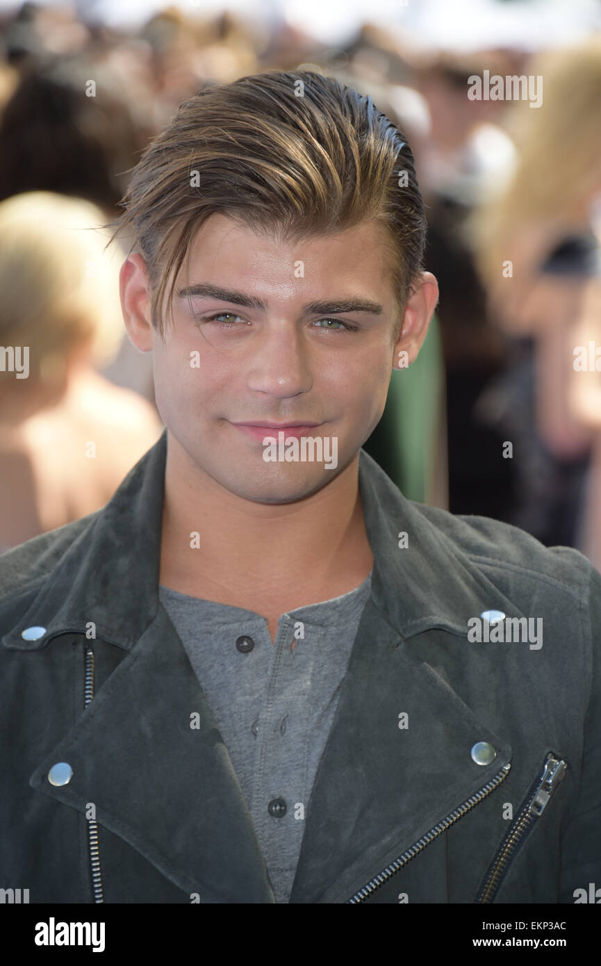 Los Angeles, California, USA. 12th Apr, 2015. Actor Brett Davern ...