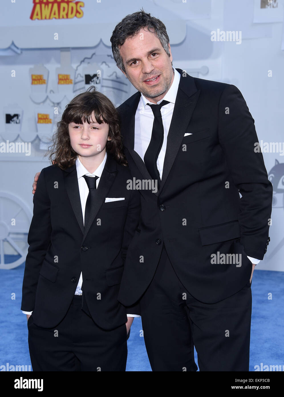 Los Angeles, California, USA. 12th Apr, 2015. Mark Ruffalo & Bella ...