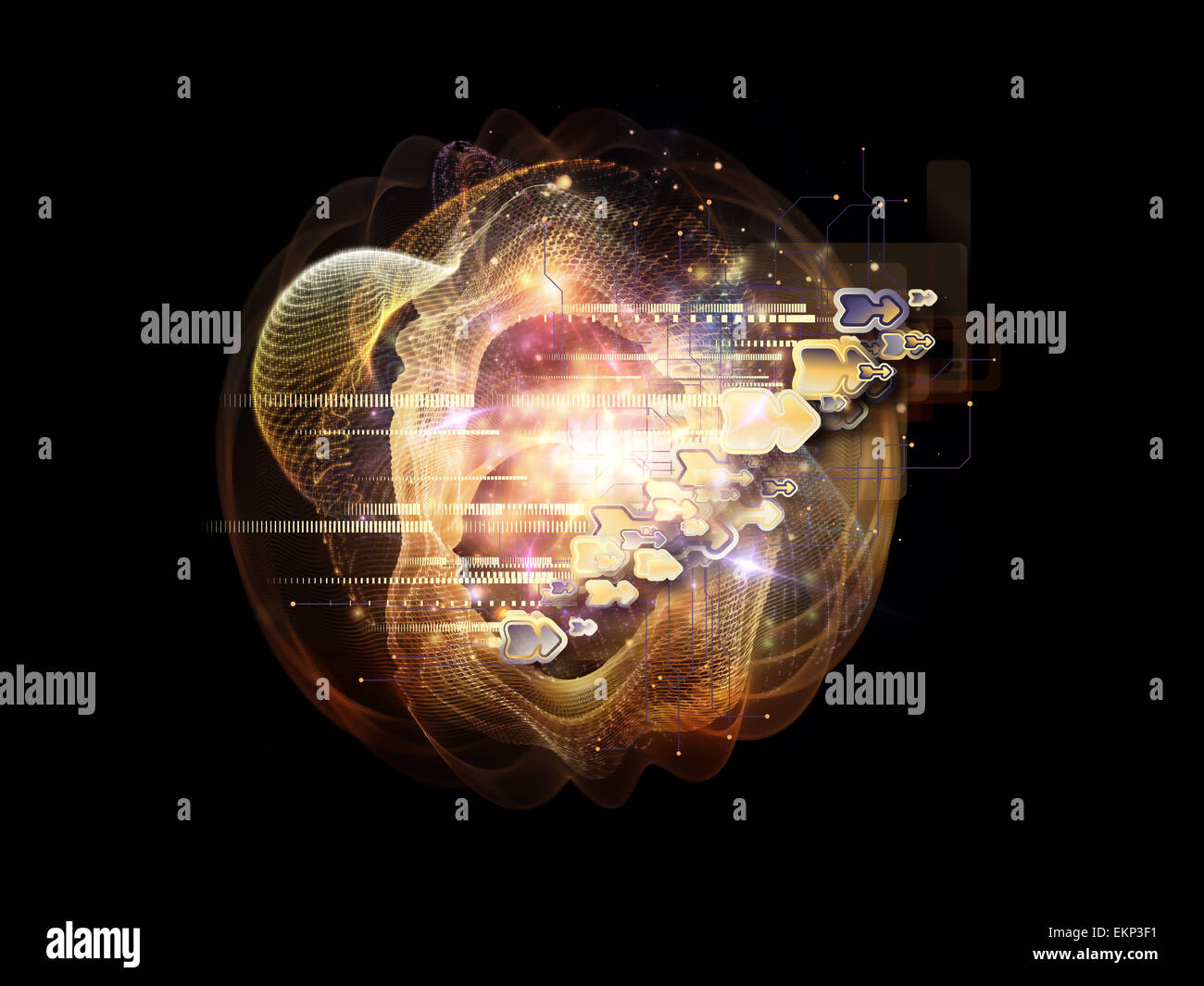 Beyond Cloud Technology Stock Photo - Alamy