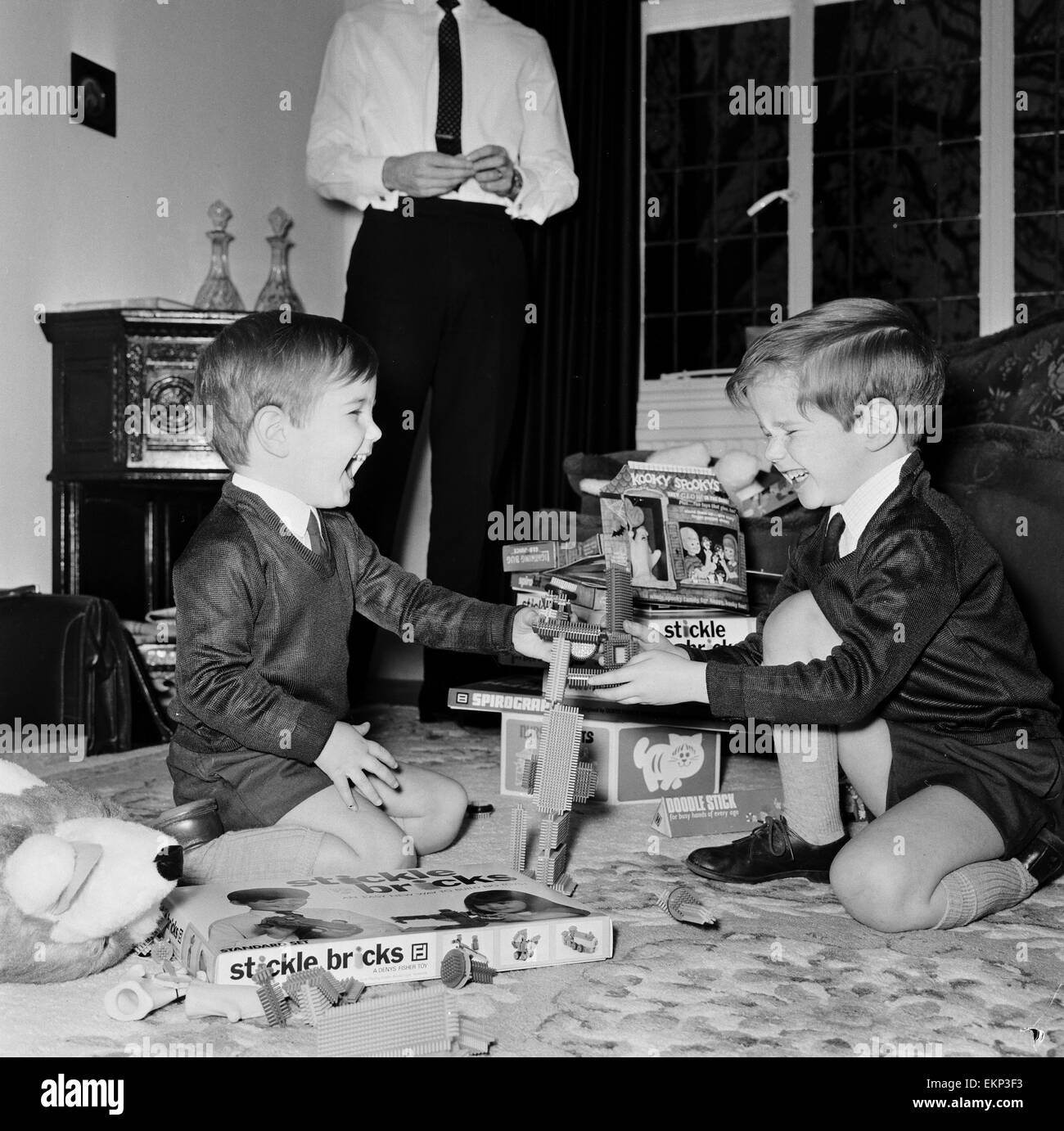 Family bricks Black and White Stock Photos & Images - Alamy
