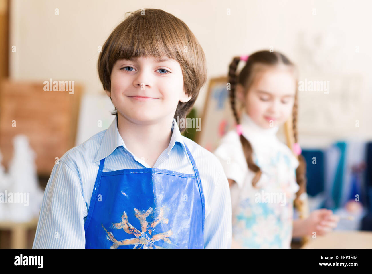 portrait of a nice boy Stock Photo - Alamy