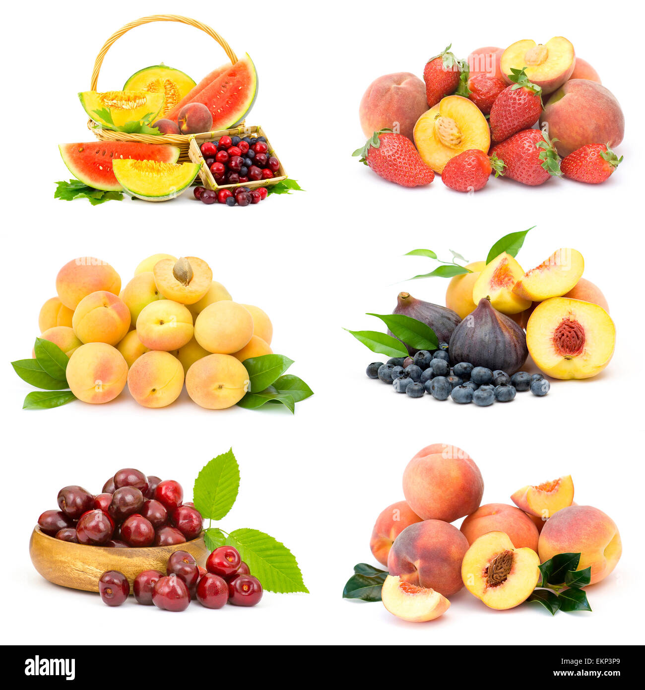 collection of fresh fruits Stock Photo - Alamy