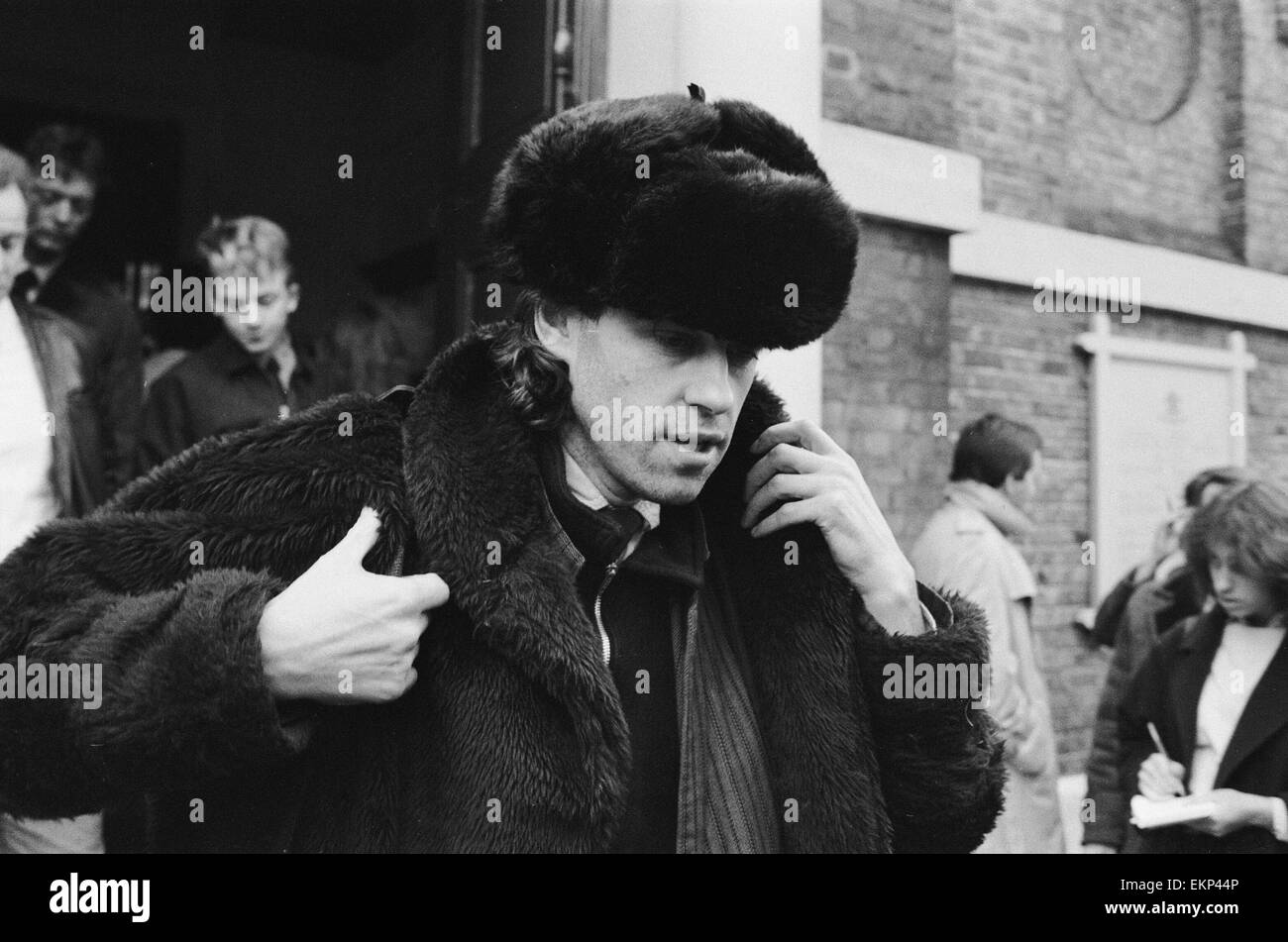 Requiem Mass for Irish rock star Phil Lynott, lead singer of Thin Lizzy ...