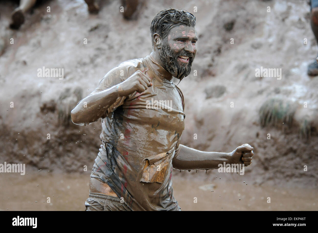Mud run finish line hi-res stock photography and images - Alamy