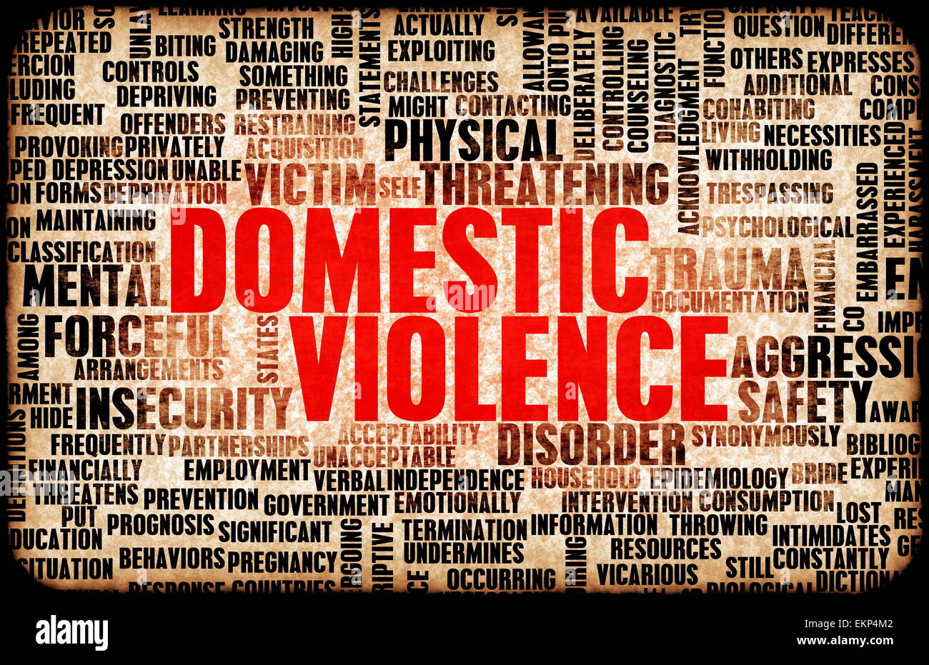 Report domestic violence hi-res stock photography and images - Alamy