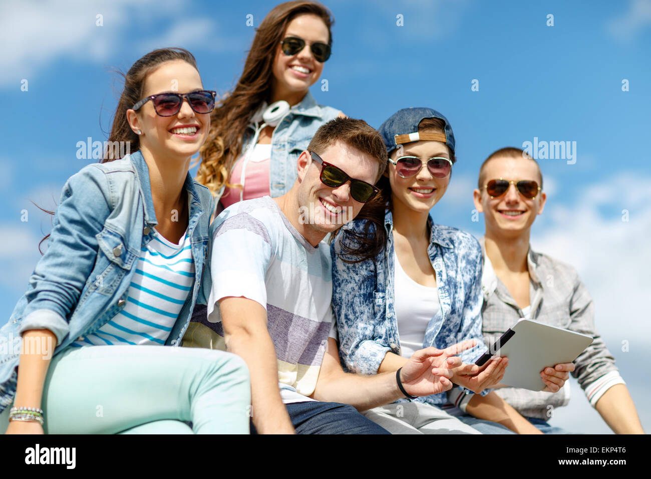 Group of women looking at computer hi-res stock photography and images ...