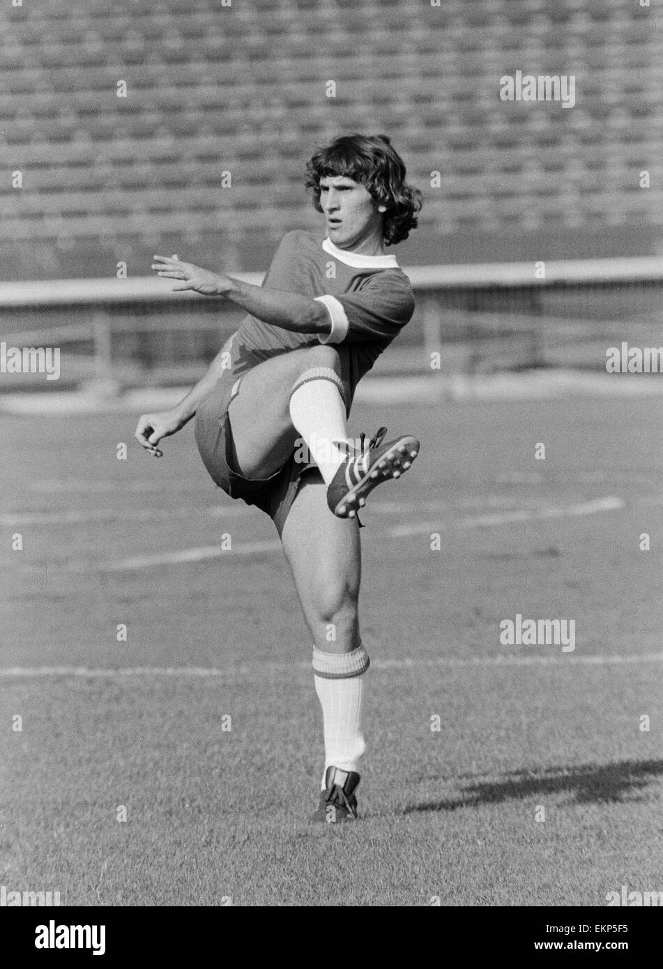 Brazilian football star Zico in a training ahead of his side's ...