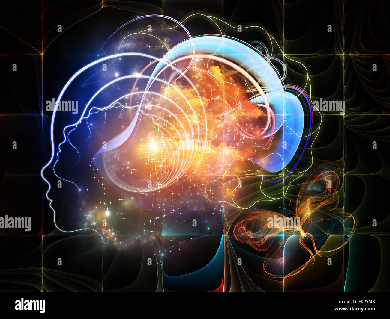 Vision of Inner Thoughts Stock Photo - Alamy