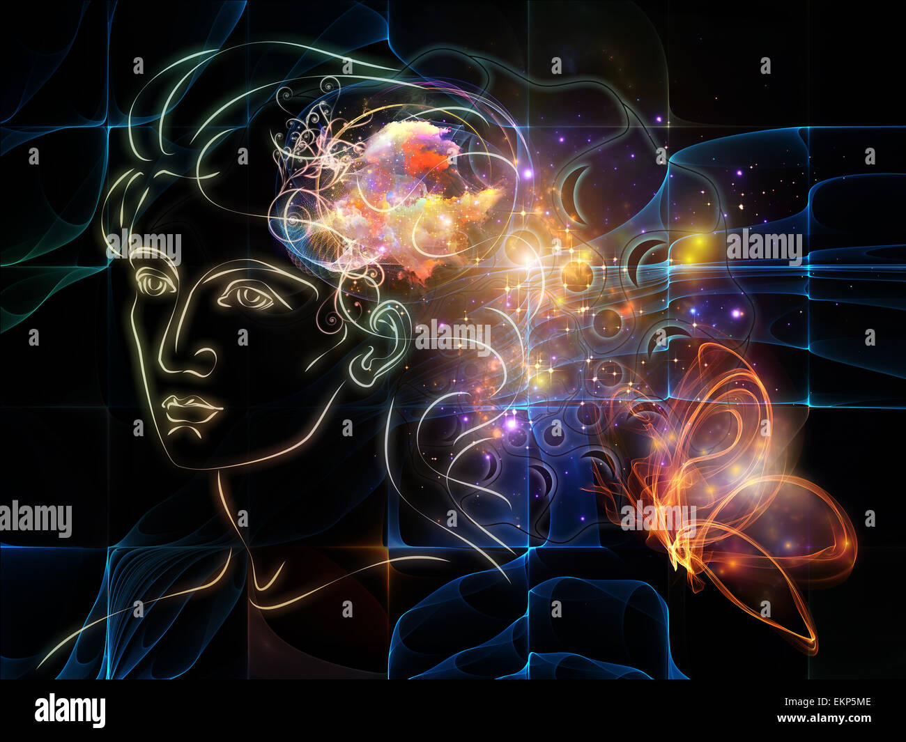 Advance of Inner Thoughts Stock Photo - Alamy
