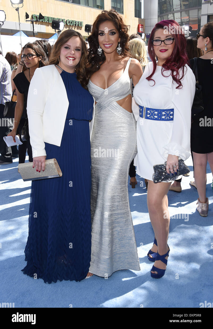 Los Angeles, California, USA. 12th Apr, 2015. Amber Portwood, Farrah ...
