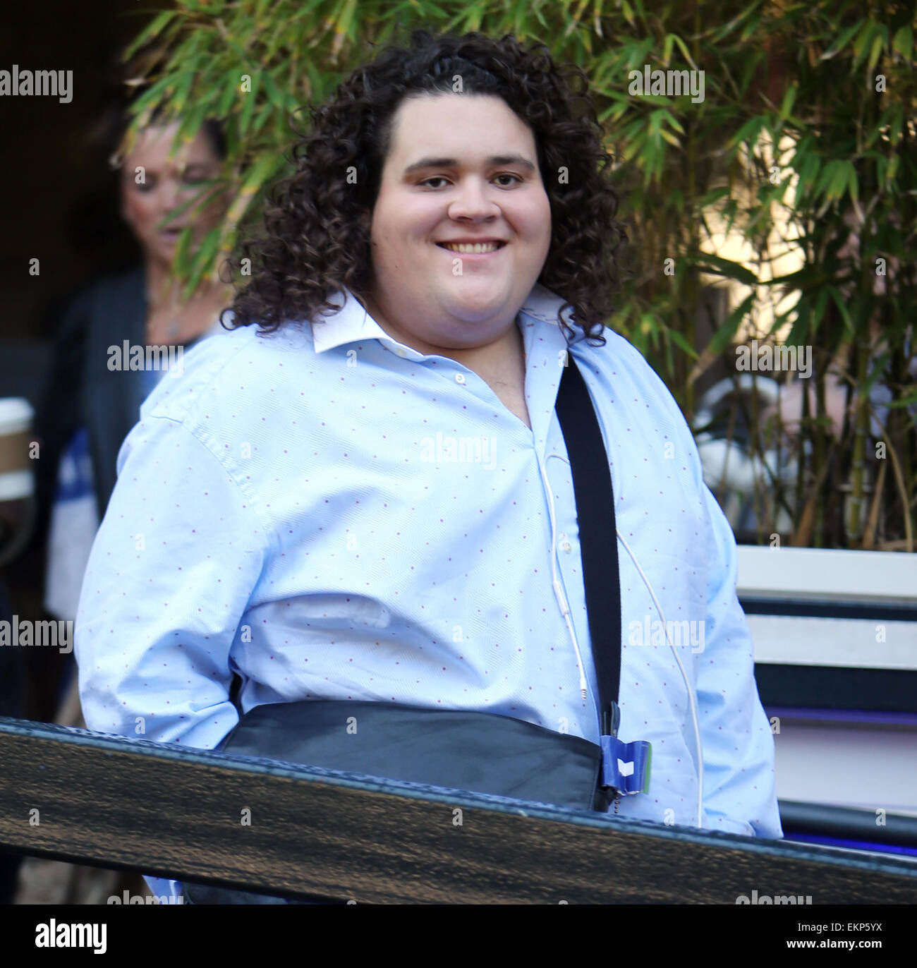 Jonathan Antoine outside the ITV Studios Featuring: Jonathan Antoine ...