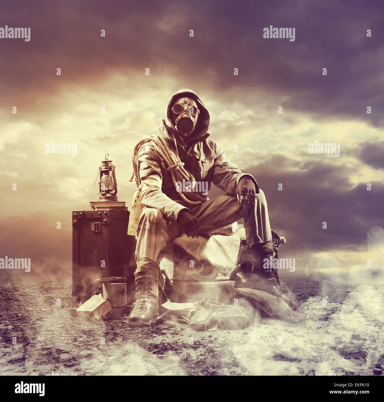 Environmental disaster people lost hi-res stock photography and images ...