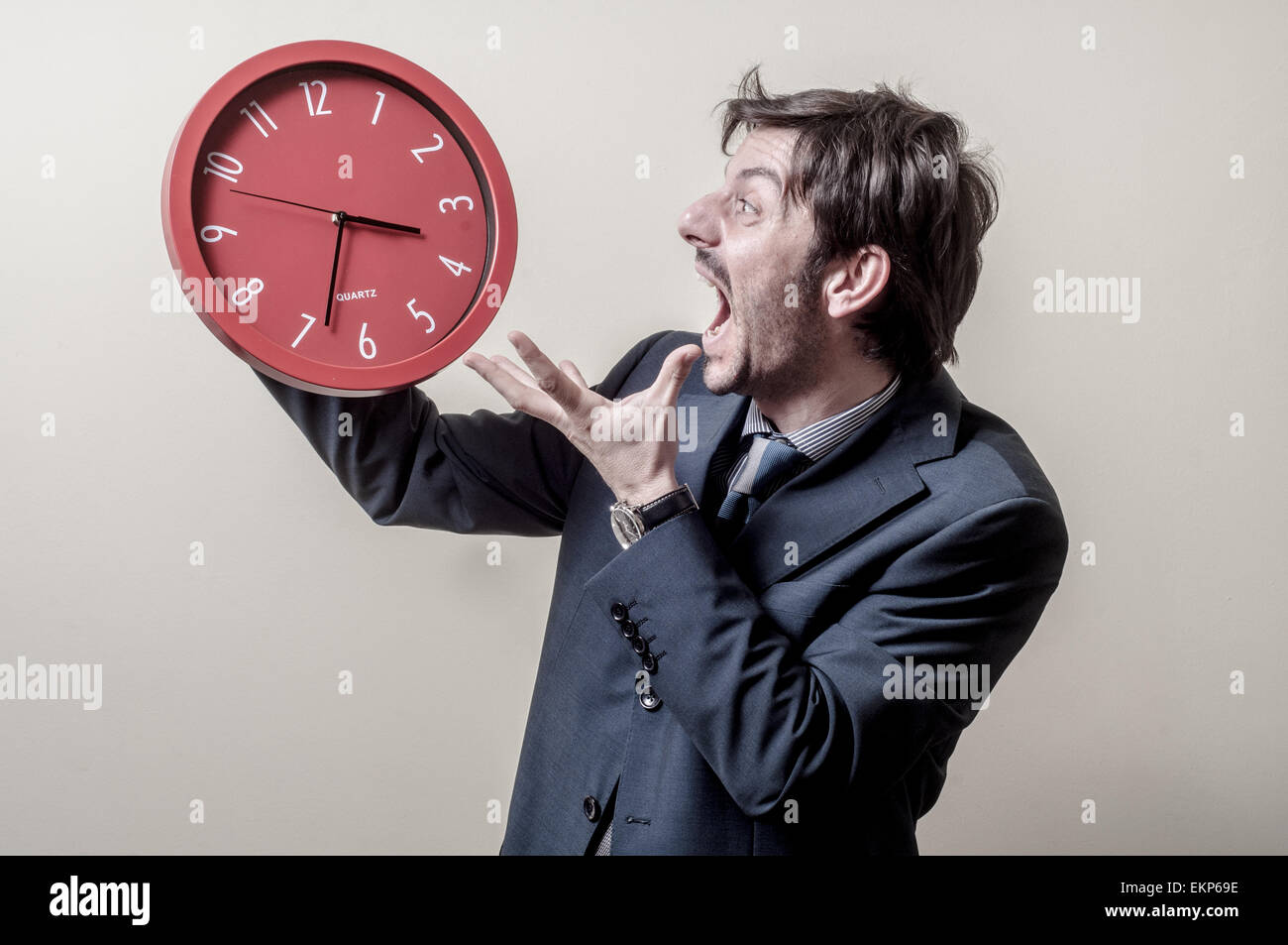 Businessman running afraid hi-res stock photography and images - Alamy