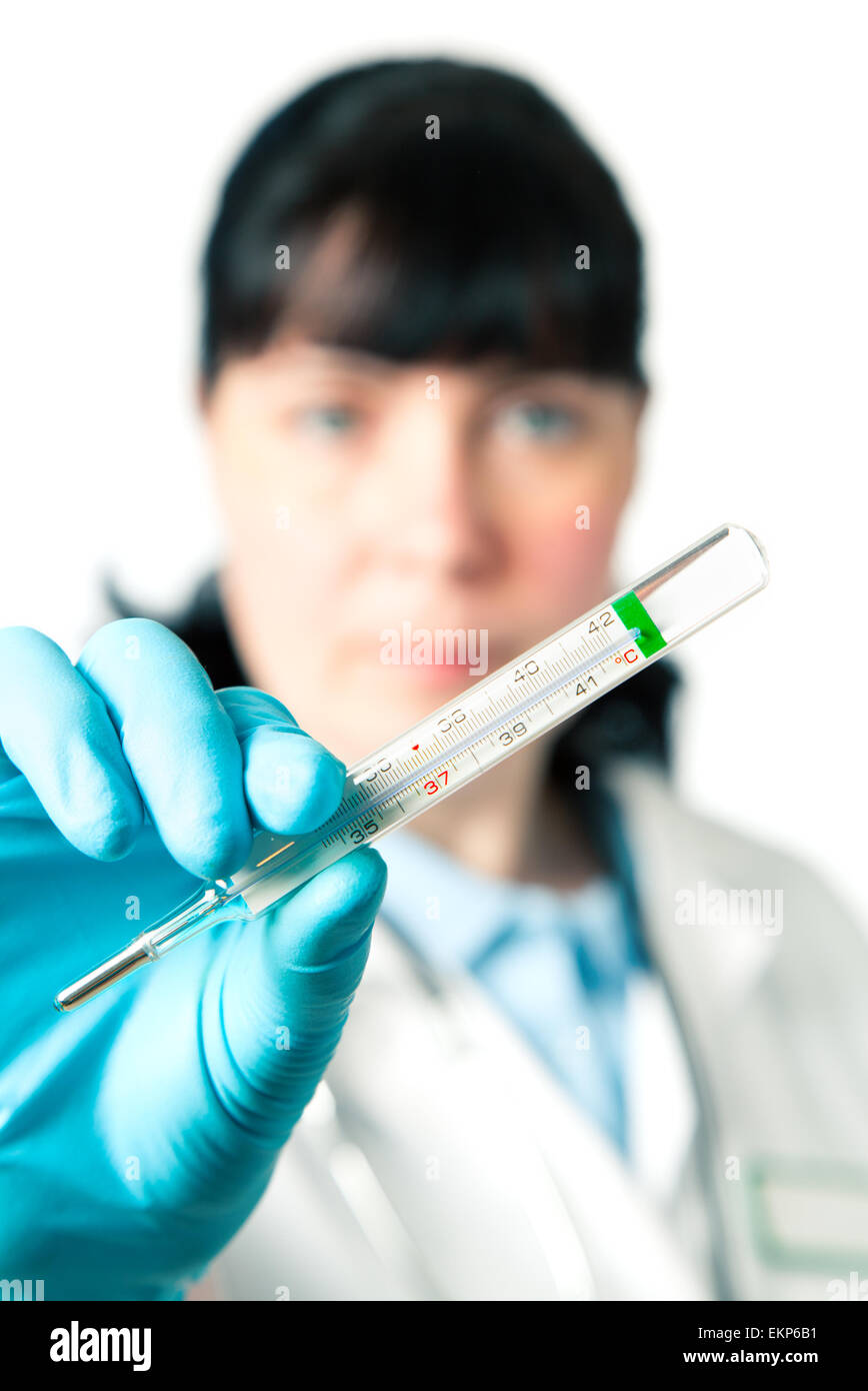 Women thermometer hi-res stock photography and images - Alamy