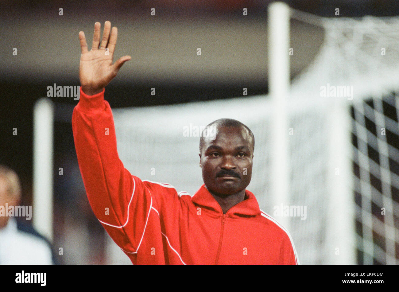 Roger milla cameroon hi-res stock photography and images - Alamy