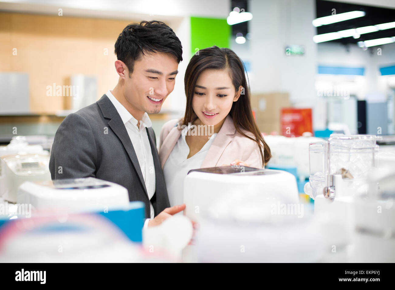 Two men shopping in department store hi-res stock photography and ...