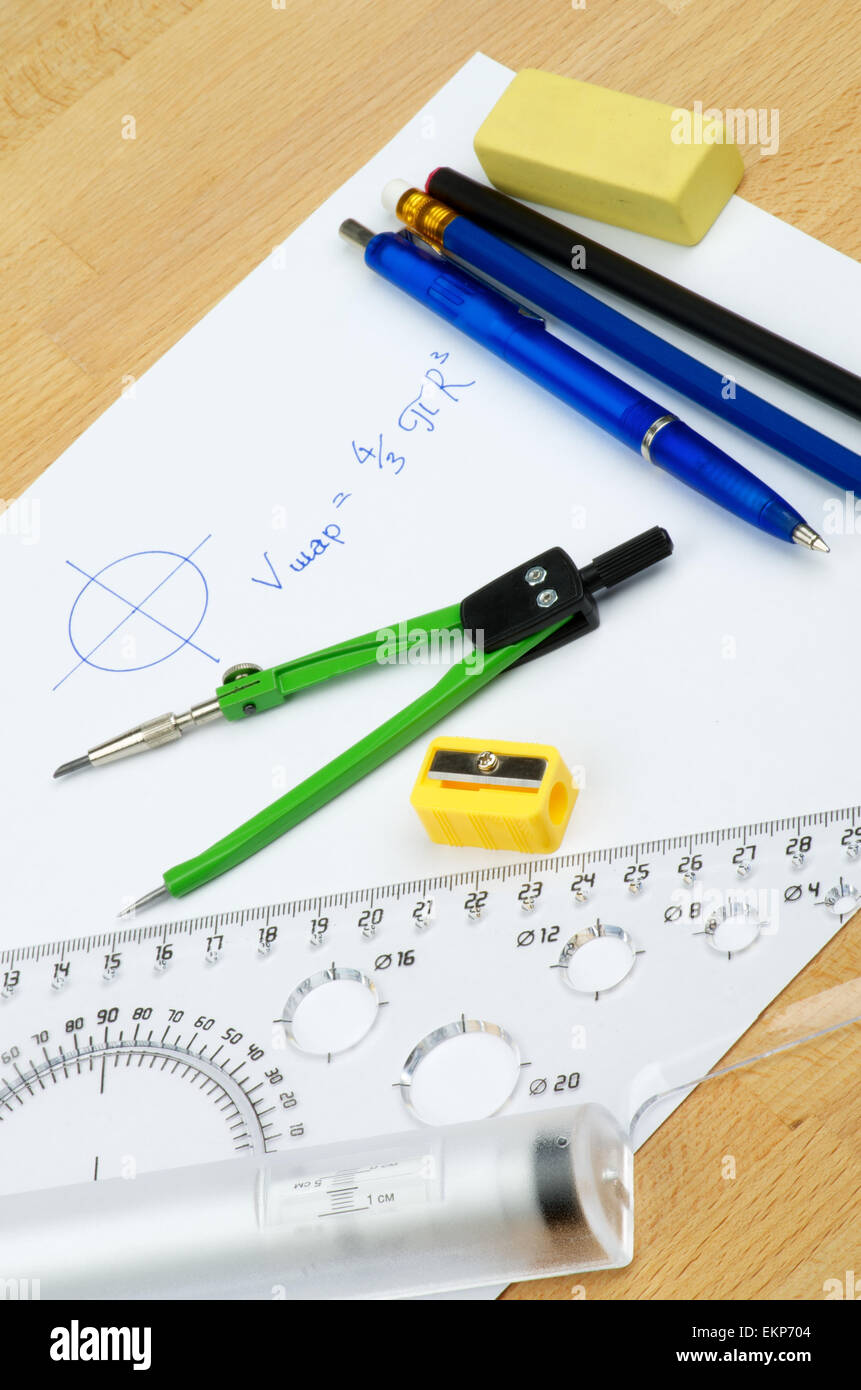 Geometry supplies hi-res stock photography and images - Alamy