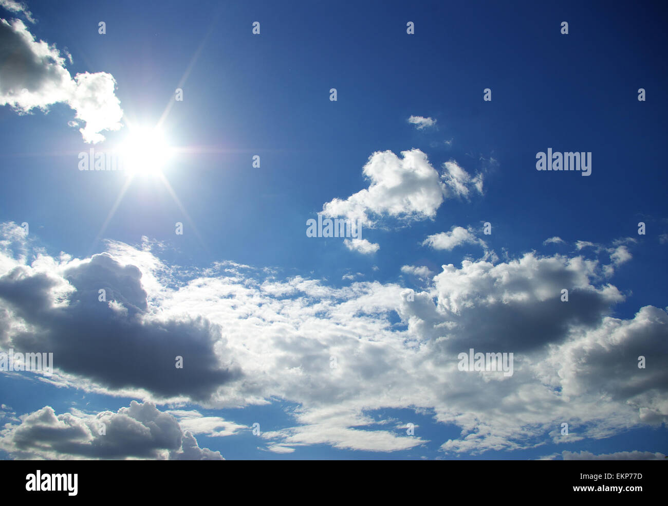 sunny sky background Stock Photo - Alamy