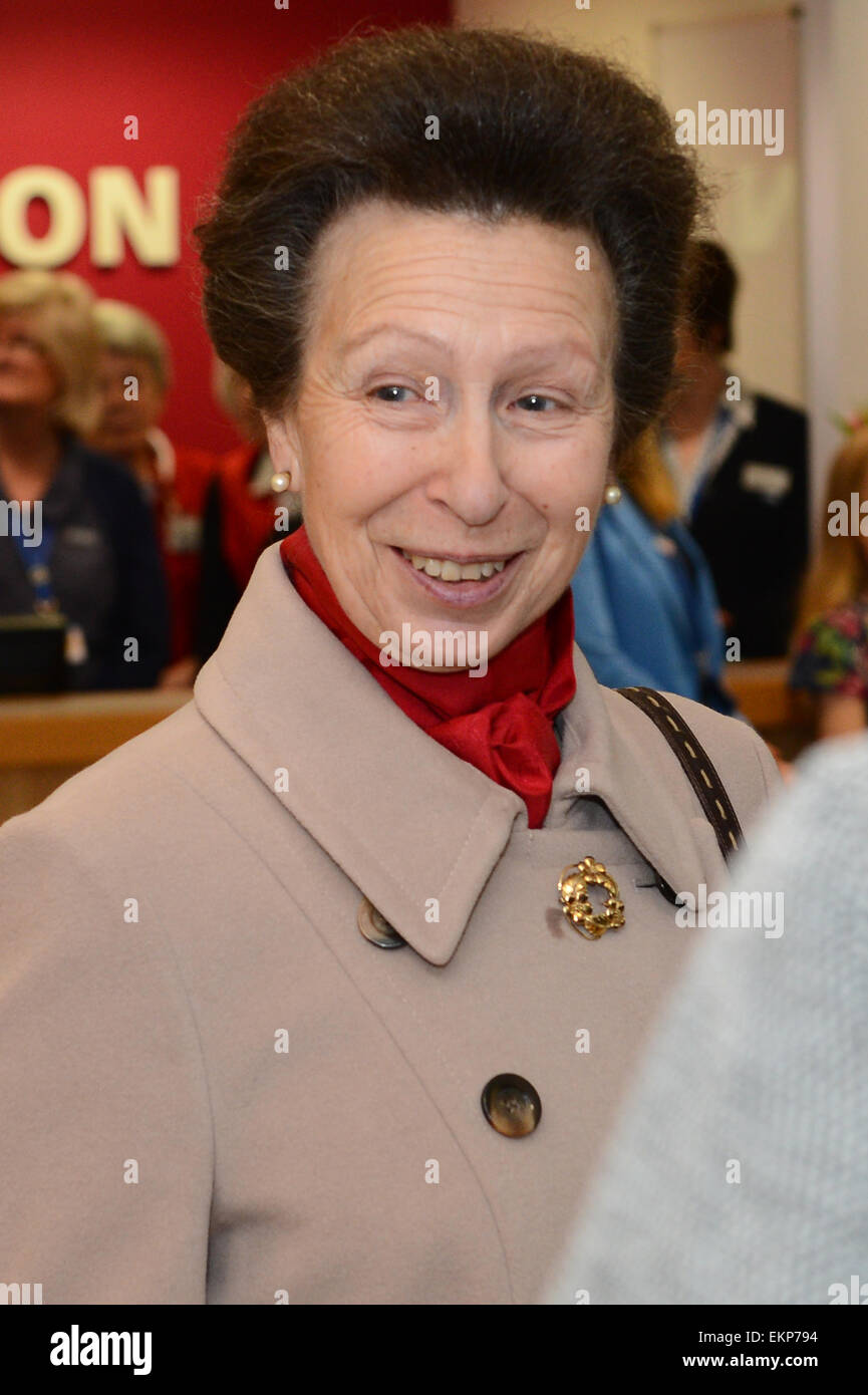 HRH Princess Royal at Tewkesbury Community Hospital Stock Photo - Alamy