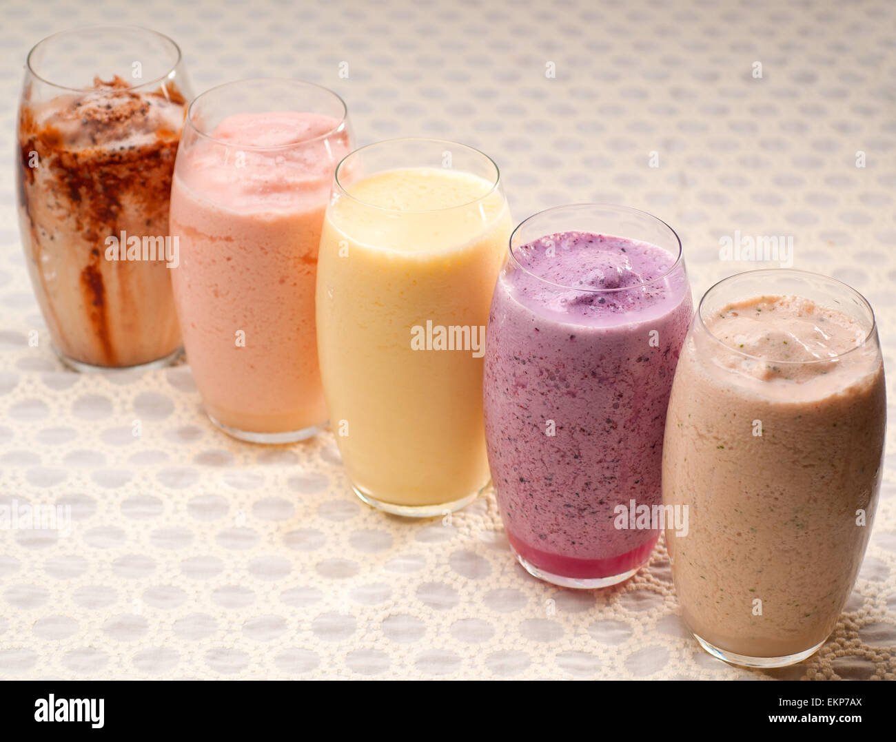 selection of fruits long drinks Stock Photo - Alamy