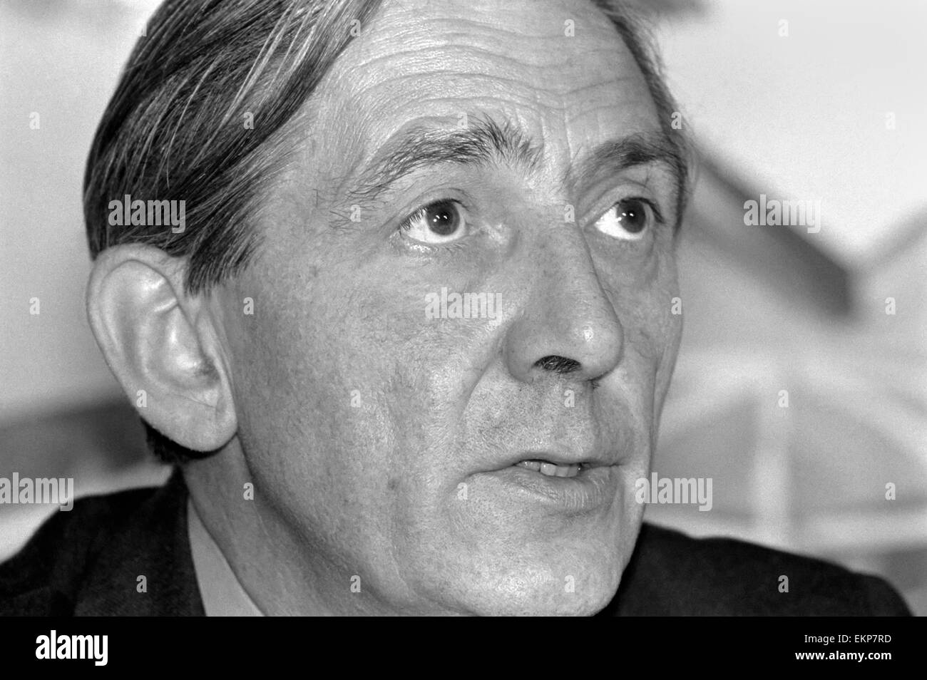 Len Murray General Secretary of the TUC talking on behalf of the anti ...