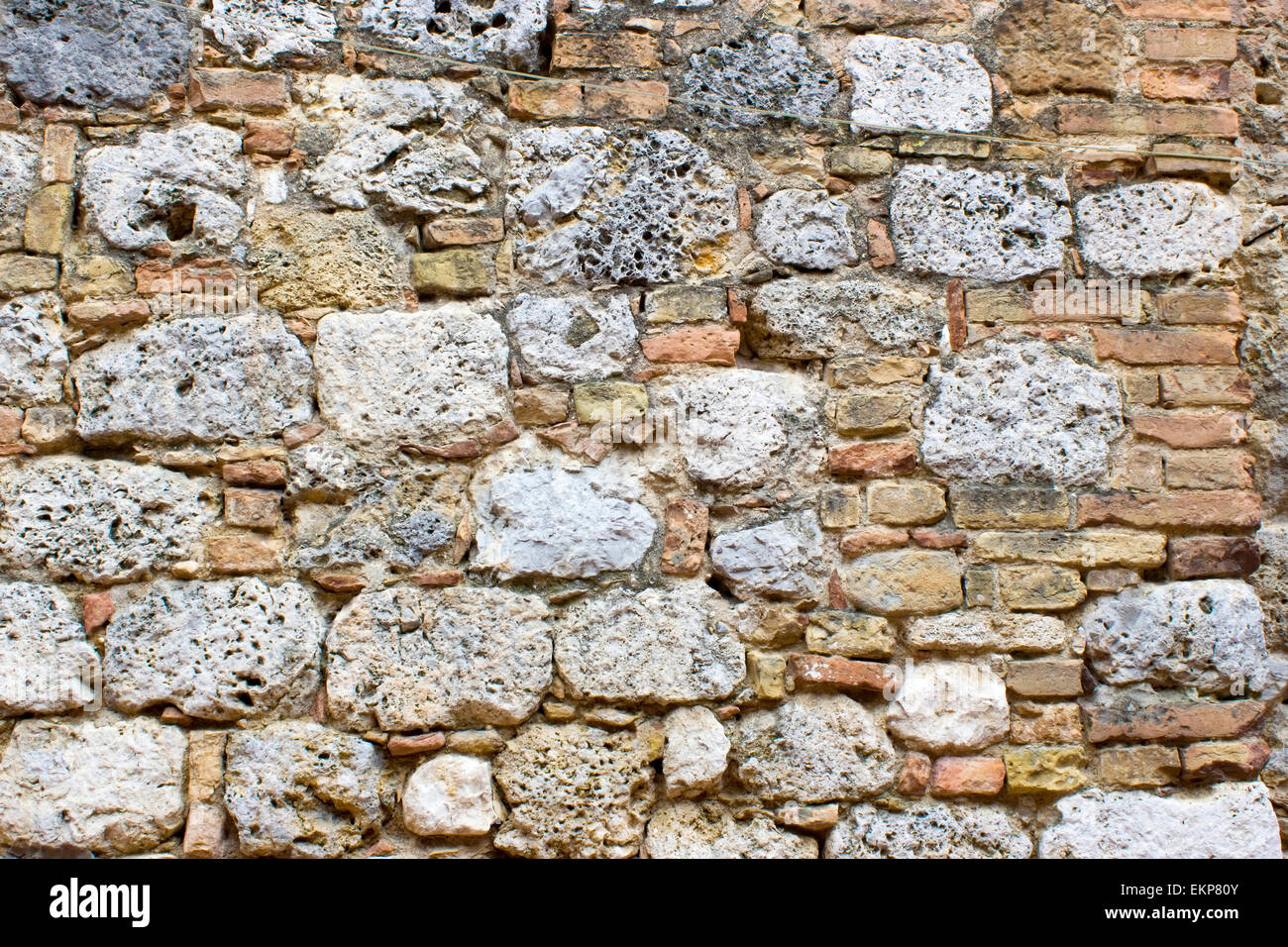 Old european wall from the Tuscany region of Italy Stock Photo - Alamy
