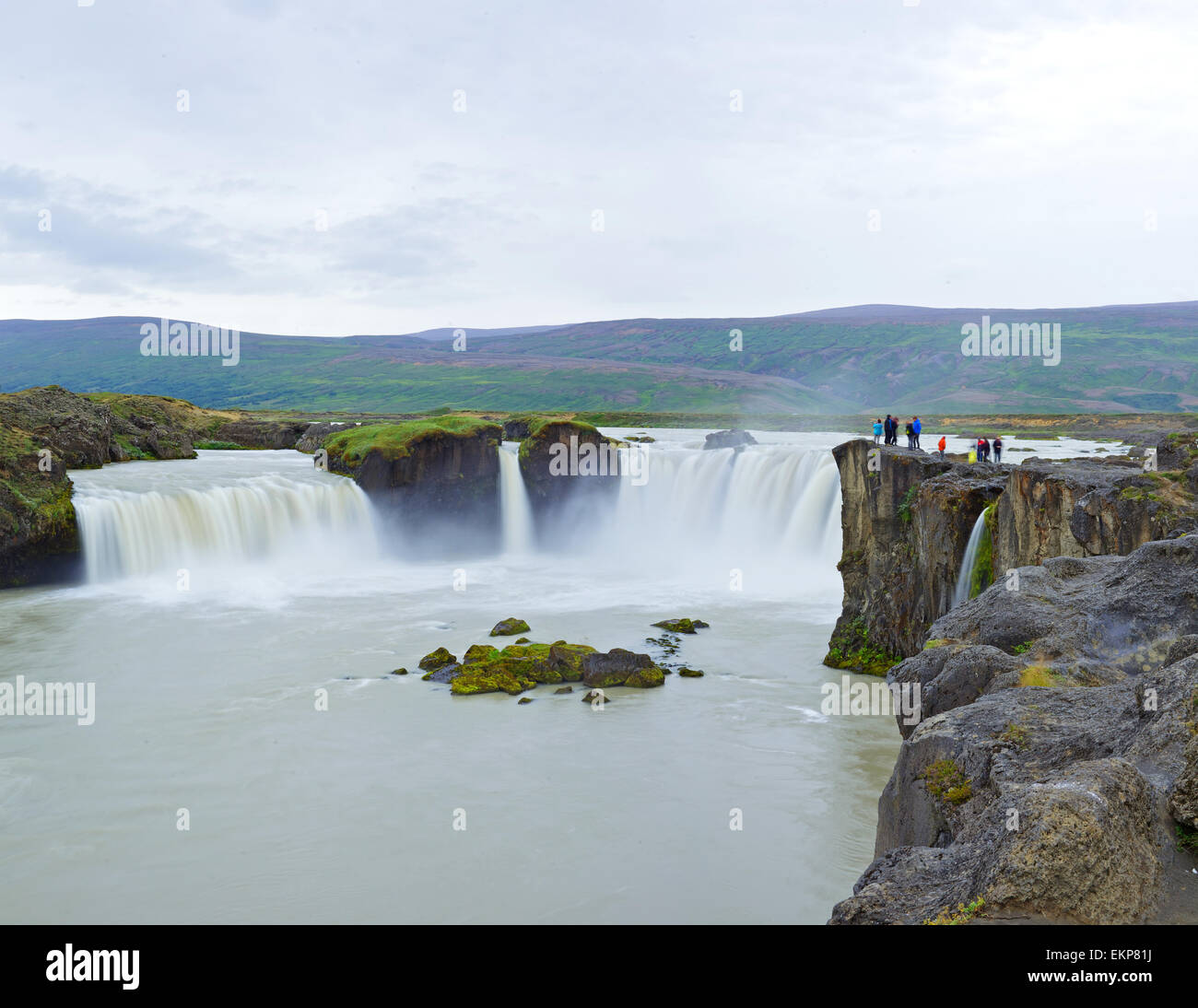 Godafoss waterfall gods one spectacular hi-res stock photography and ...