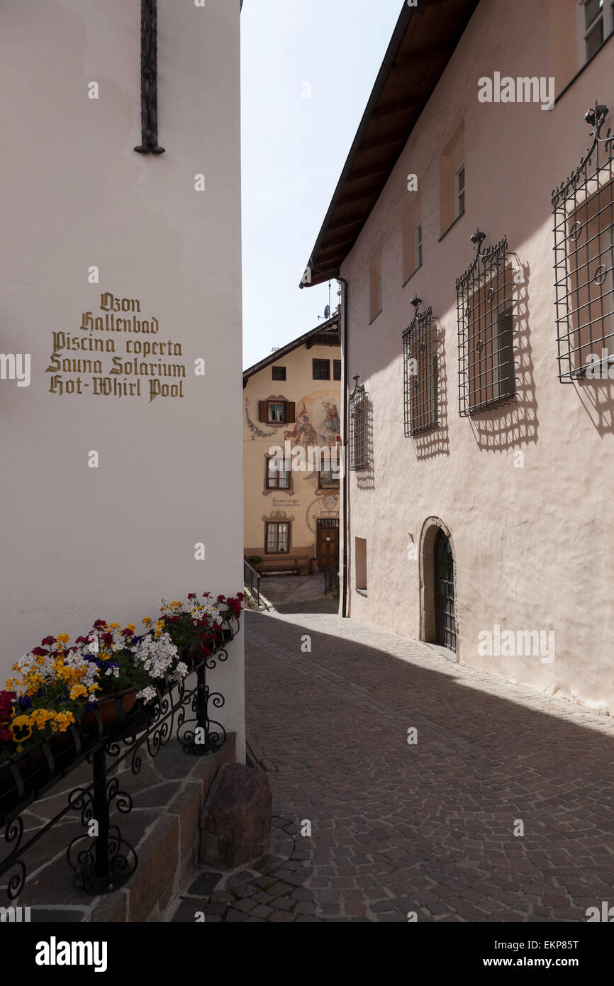View of the village of Castelrotto Stock Photo - Alamy