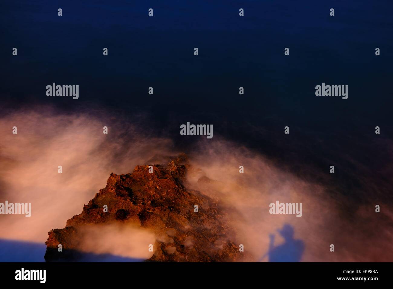 Shadow selfie in the Sea Stock Photo - Alamy