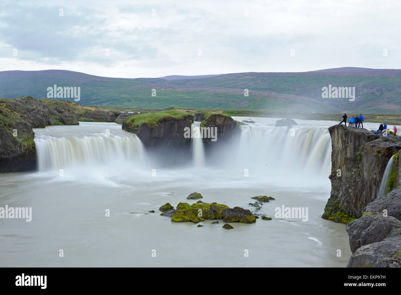 Godafoss waterfall gods one spectacular hi-res stock photography and ...