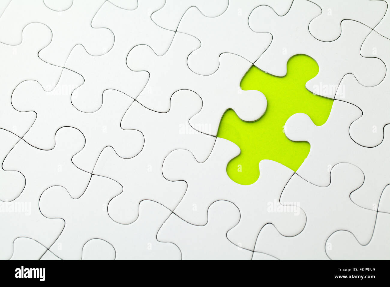 Missing puzzle piece Stock Photo - Alamy